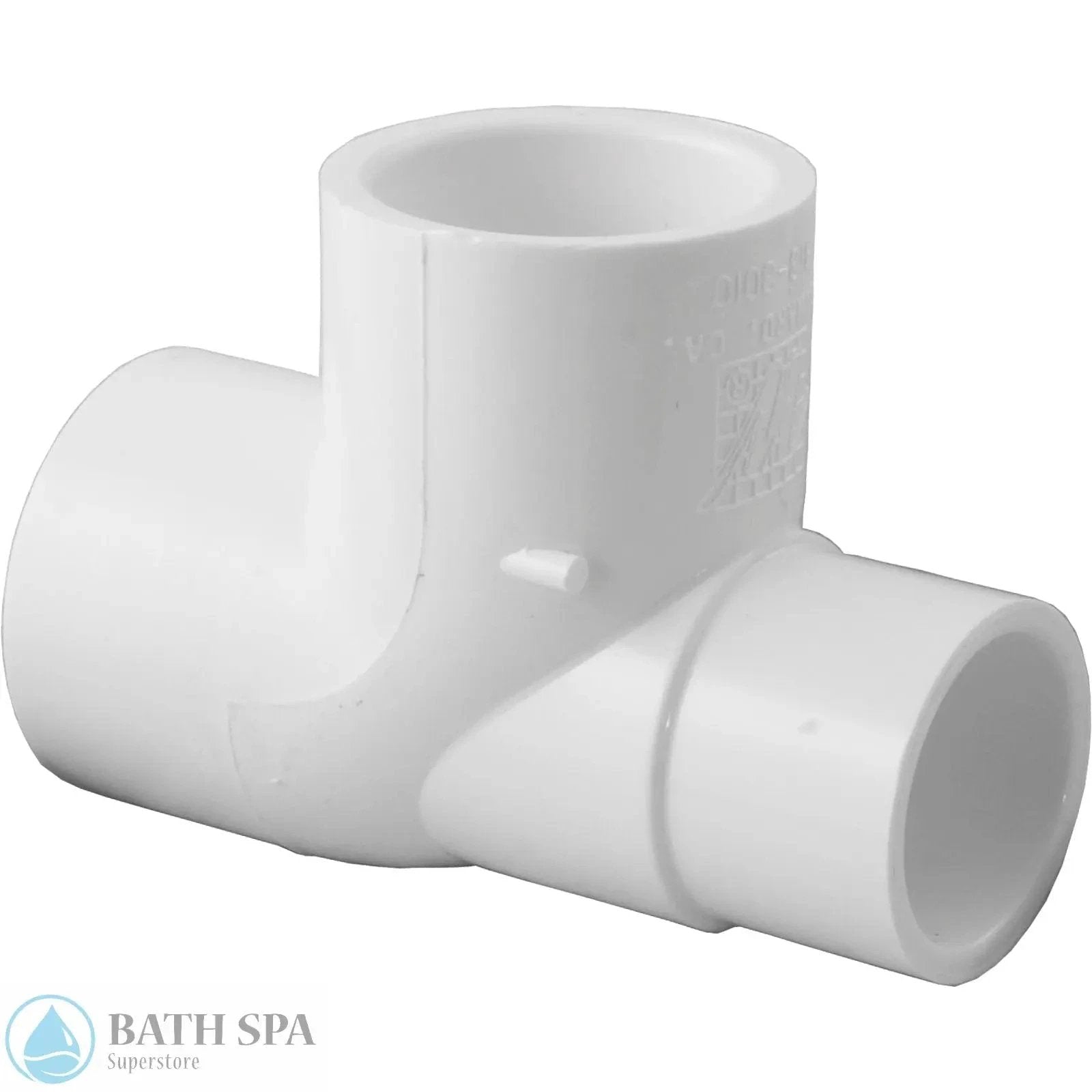 Waterway Tee - Reducer [413-3010] 1" S x 1" S x 1" Spg / 3/4" S - Bath
