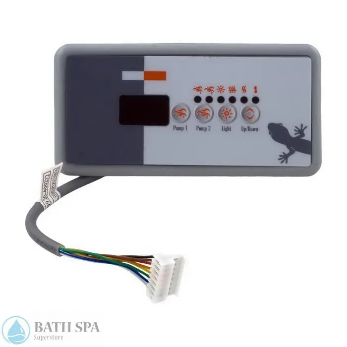 Gecko TSC-18 4-Button Spa Topside Panel [2 Pump] [LED] (BDLTSC18GE2)