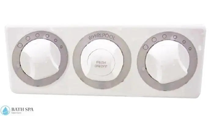 Jacuzzi Whirlpool 3 Position Control Panel [Black] (G107917) - Bath